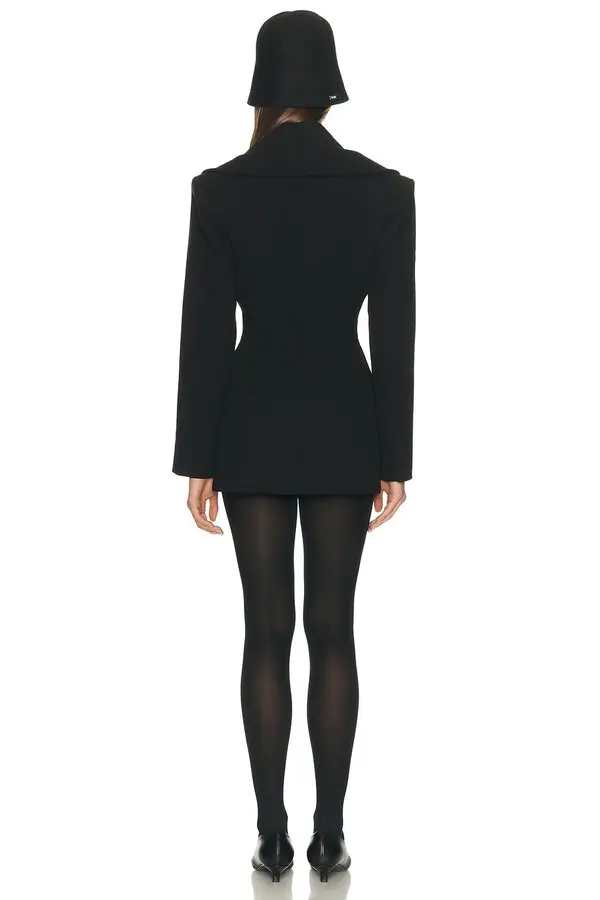 HELSA The Rampling Blazer In Thick Crepe