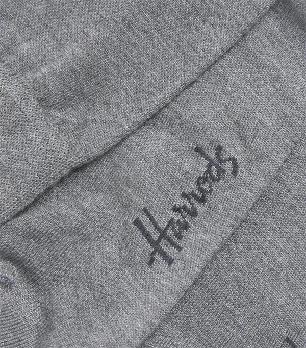 Harrods Logo Socks - Grey