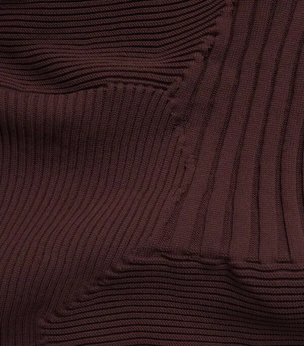 Issey Miyake Kone Kone Knit Skirt - Brown