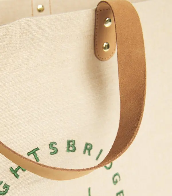 Harrods Jute And Cotton Food Halls Shopper Bag