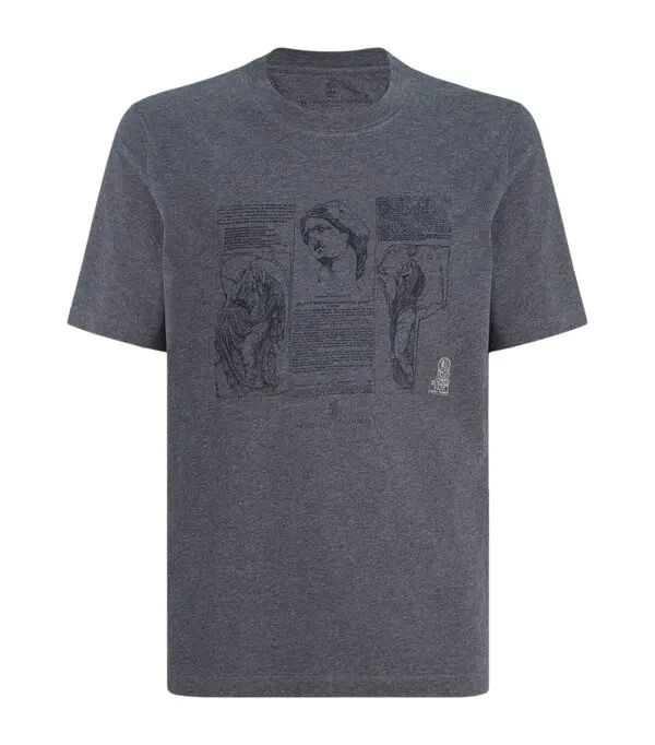 Brunello Cucinelli Cotton Graphic T-shirt