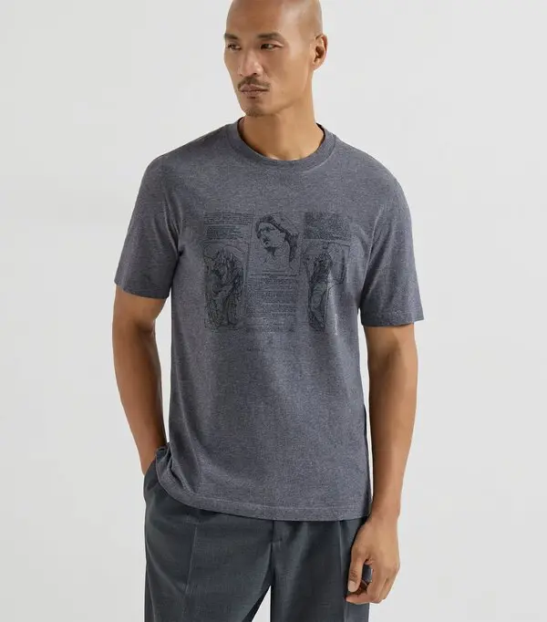 Brunello Cucinelli Cotton Graphic T-shirt
