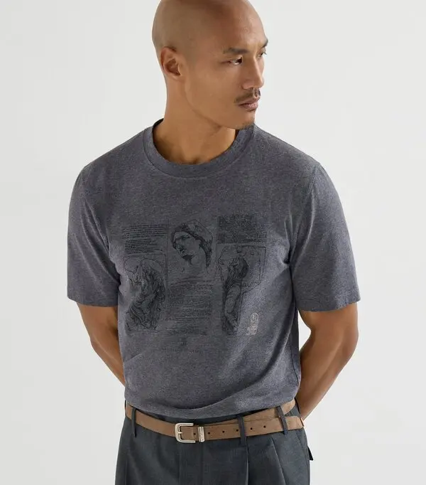 Brunello Cucinelli Cotton Graphic T-shirt