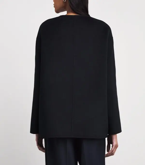 RÓHE Cashmere-wool Pankou Jacket - Navy