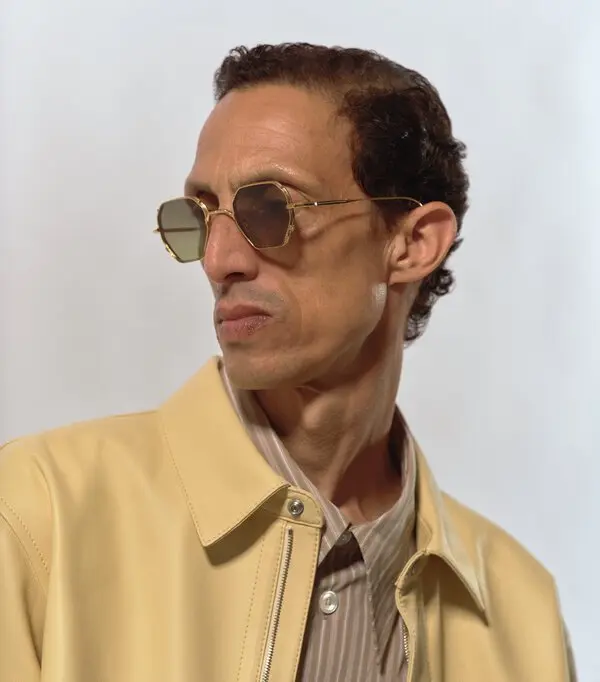 JACQUES MARIE MAGE Verlaine Octagon Sunglasses