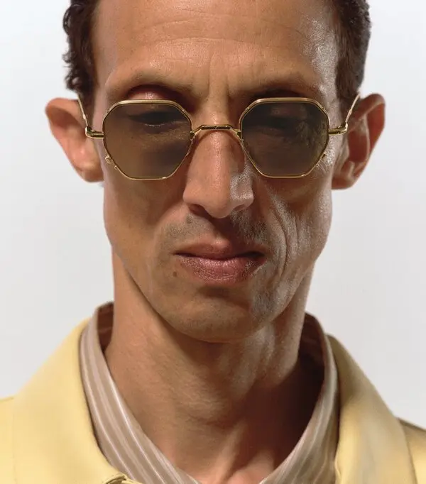 JACQUES MARIE MAGE Verlaine Octagon Sunglasses