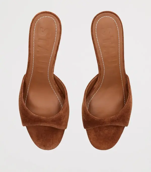Staud Brigitte Wedge Sandals - Beige