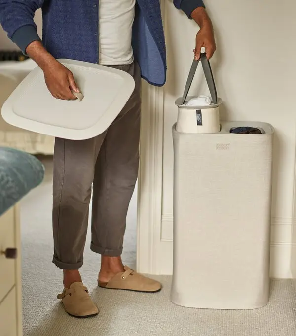 JOSEPH JOSEPH Total Laundry Basket - Ivory