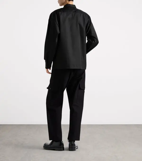Prada Re-nylon Zip-up Oversized Shirt