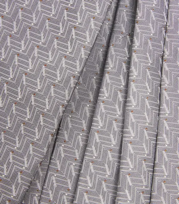 Emporio Armani Silk Jacquard Tie - Grey