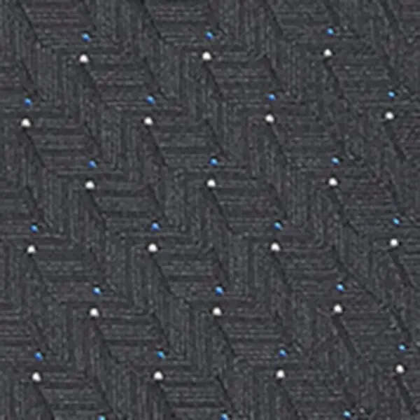 Emporio Armani Silk Jacquard Neck Tie - Blue