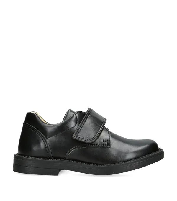 Trotters George School Shoes - Black