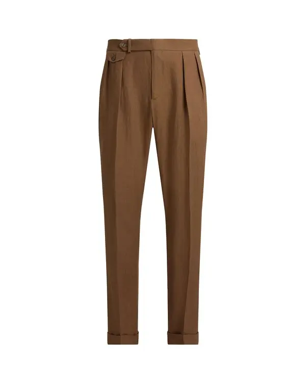 Polo Ralph Lauren Pleated Linen Trousers