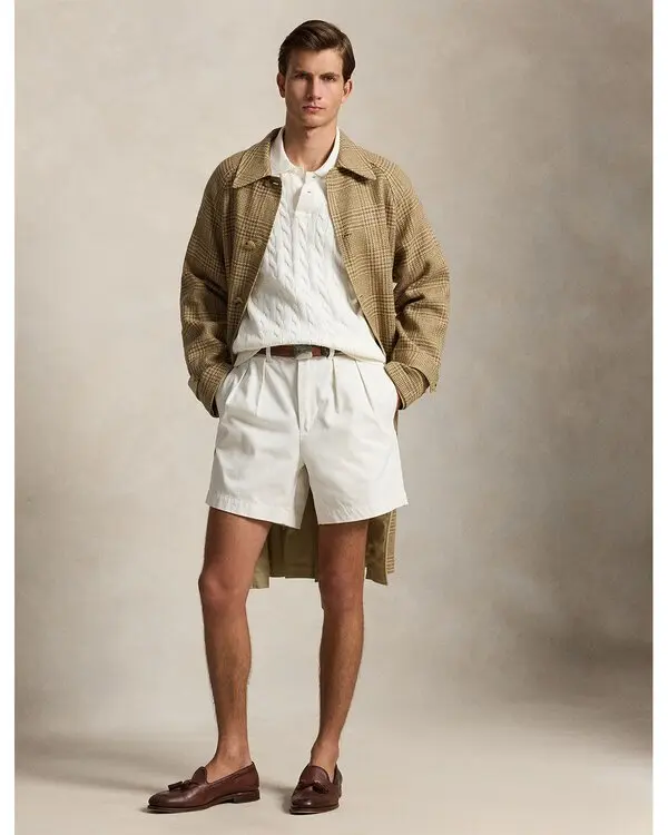 Polo Ralph Lauren Relaxed Fit Cable Knit Cotton Sweater - White