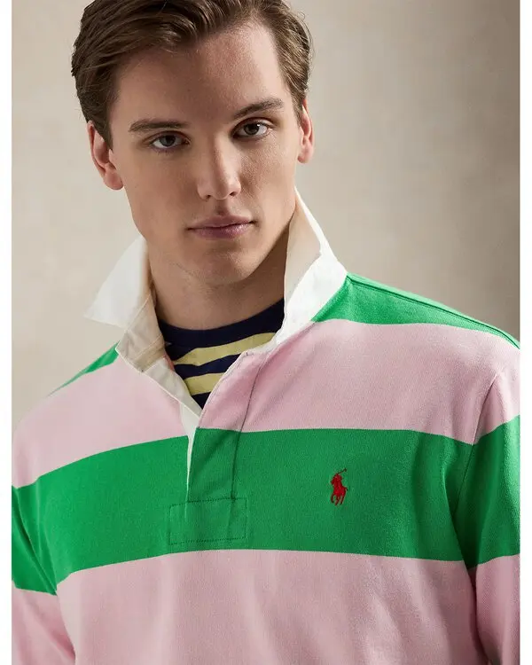 Polo Ralph Lauren The Iconic Rugby Shirt - Pink Multi