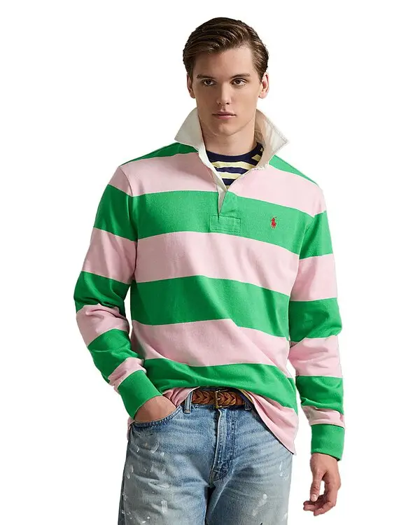 Polo Ralph Lauren The Iconic Rugby Shirt - Pink Multi