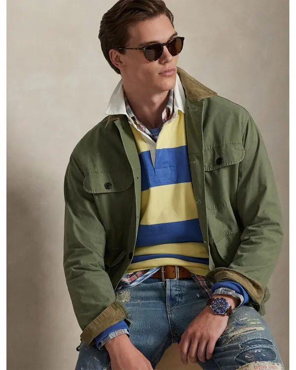 Polo Ralph Lauren The Iconic Rugby Shirt - Yellow Multi