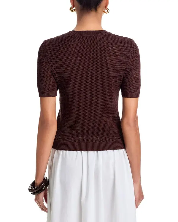 Steve Madden Blakelee Sweater Top - Walnut