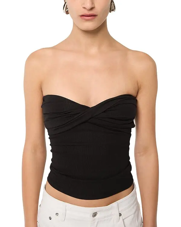 THE LINE BY K Izzy Tube Top - Black
