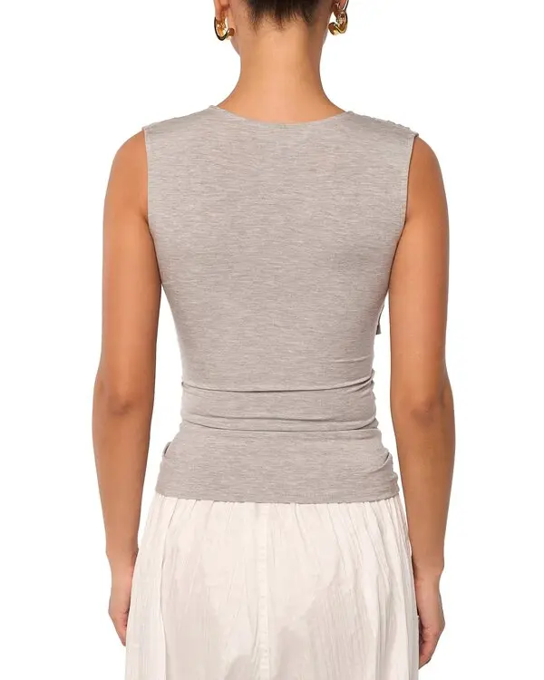 THE LINE BY K Sunnery Top - Heather Grey
