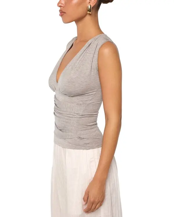 THE LINE BY K Sunnery Top - Heather Grey