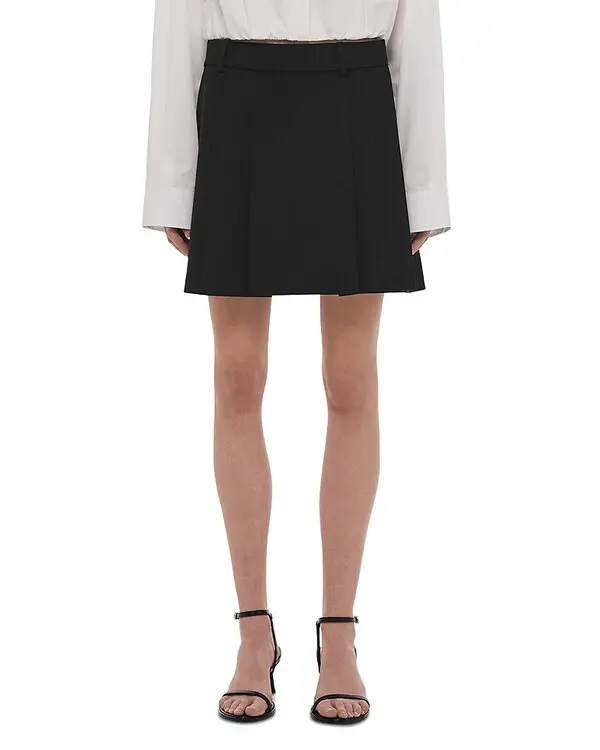 Helmut Lang Gab Wool Skirt