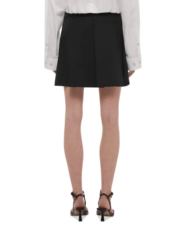 Helmut Lang Gab Wool Skirt