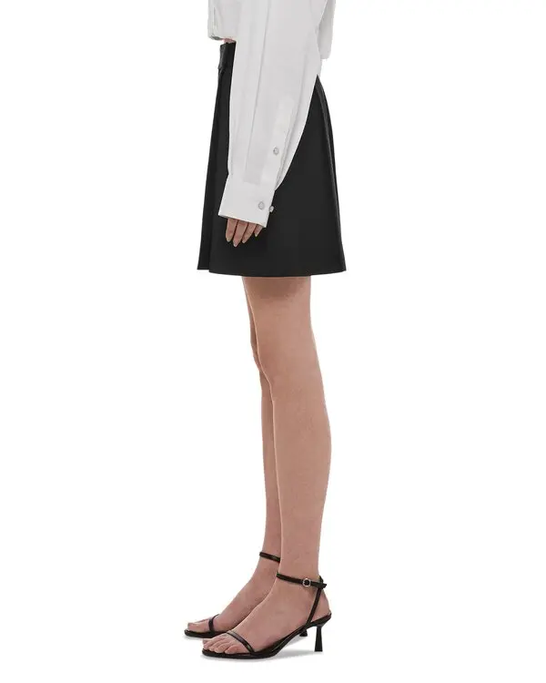 Helmut Lang Gab Wool Skirt
