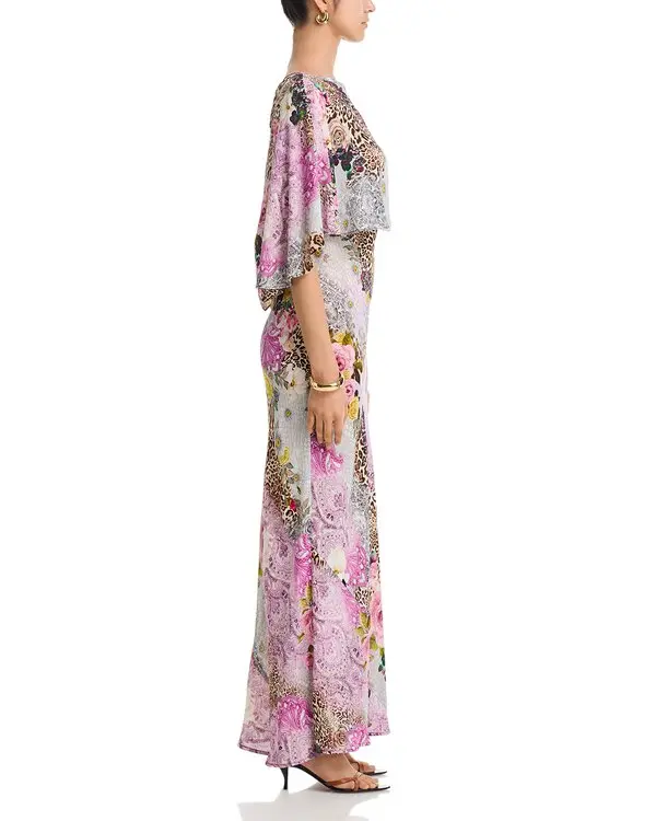 AFRM Izel Cape Maxi Dress