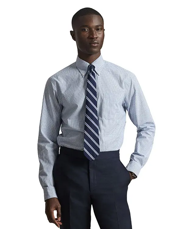 Polo Ralph Lauren Classic Fit Checked Poplin Shirt - Blue Multi