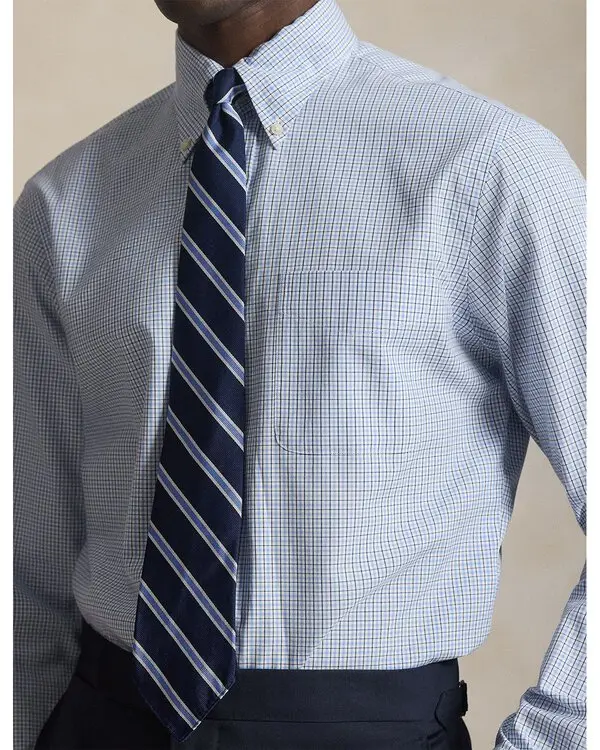 Polo Ralph Lauren Classic Fit Checked Poplin Shirt - Blue Multi