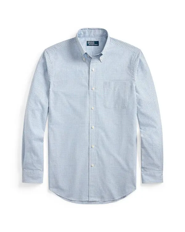 Polo Ralph Lauren Classic Fit Checked Poplin Shirt - Blue Multi