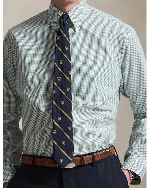 Polo Ralph Lauren Classic Fit Checked Poplin Shirt - Green/blue