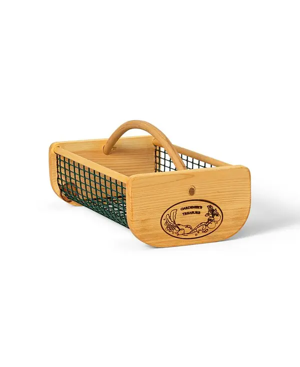 UNCOMMON GOODS Gardener's Harvest Basket: Non Personalized Maine Garden Products - Natural
