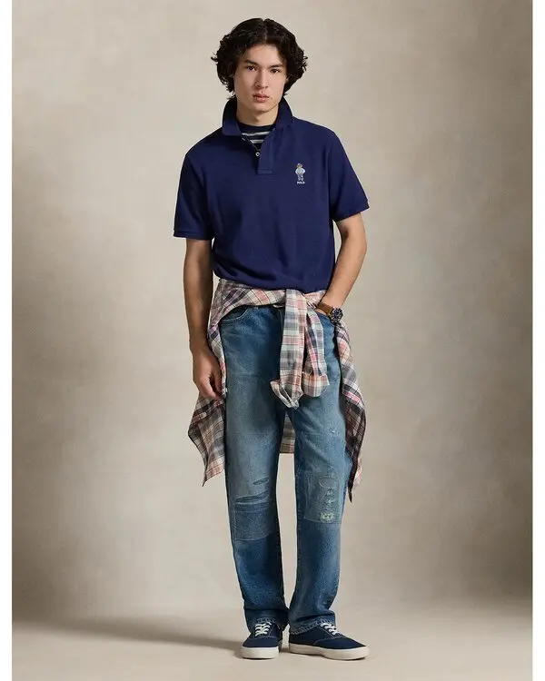 Polo Ralph Lauren Classic Fit Polo Bear Mesh Polo Shirt