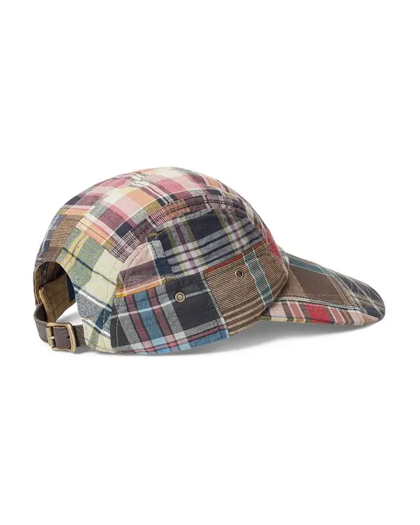 Polo Ralph Lauren Long Bill Patchwork Madras Cap