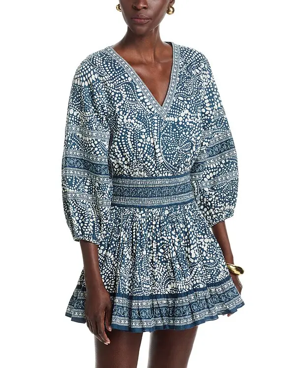 Ramy Brook April Dress - Navy Dot