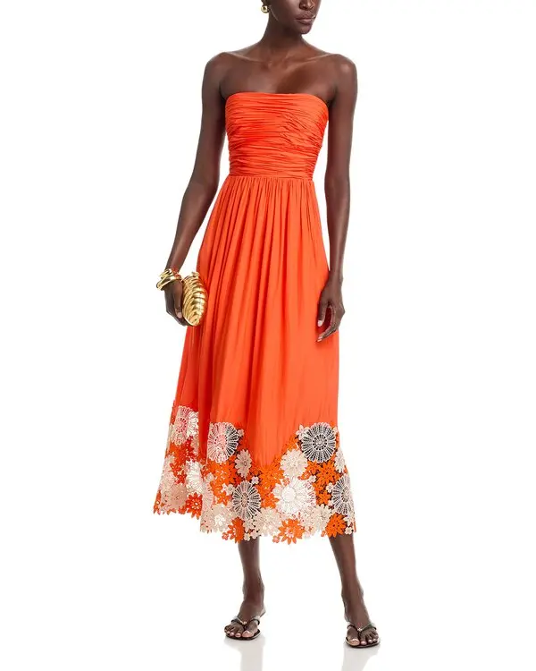 Ramy Brook Milani Dress - Sunset Orange