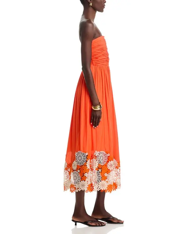 Ramy Brook Milani Dress - Sunset Orange