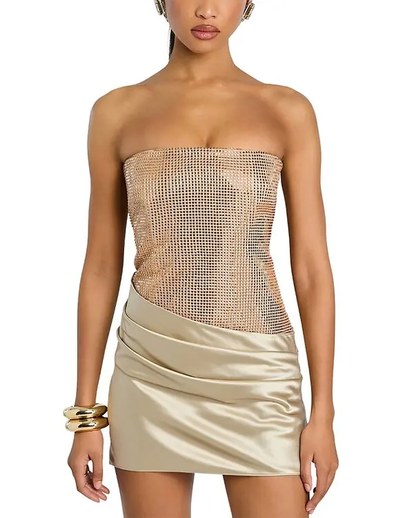 Retrofete Marieta Mini Dress - Latte