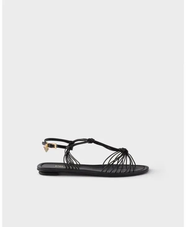 Prada Patent Leather Sandals