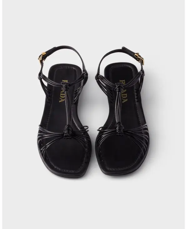 Prada Patent Leather Sandals