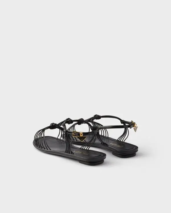 Prada Patent Leather Sandals