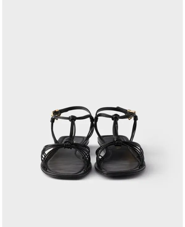 Prada Patent Leather Sandals