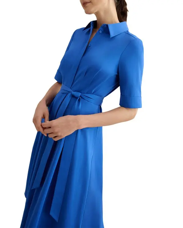 HOBBS LONDON Brigitta Shirt Dress - French Blue