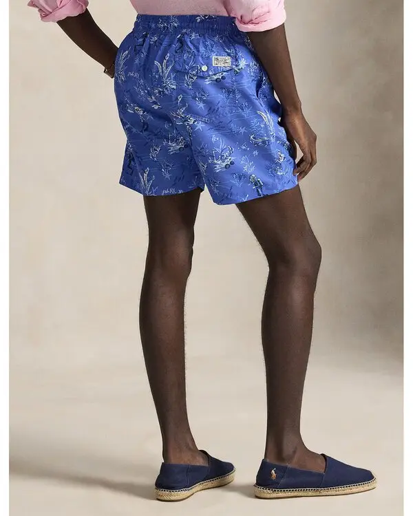 Polo Ralph Lauren 5.75" Traveler Classic Swim Trunks - Blue