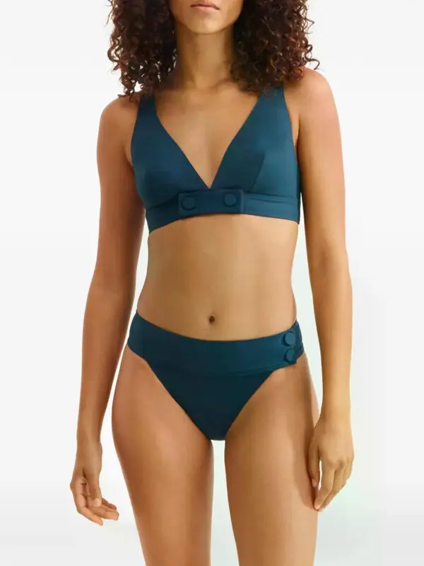 ERES V-neck Bikini Top - Blue