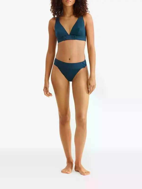ERES V-neck Bikini Top - Blue