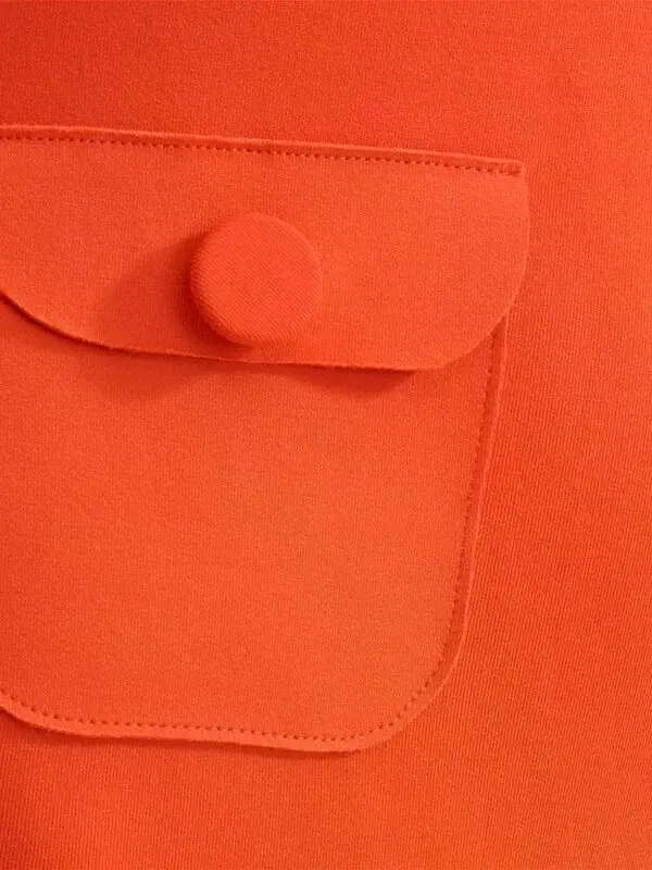 ERES Button Detail Swimsuit - Orange