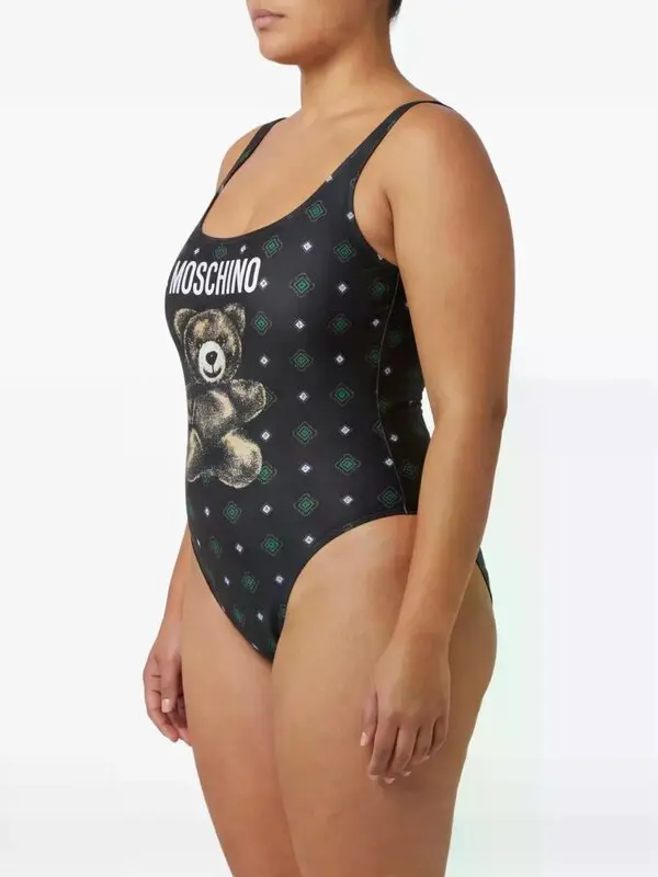 Moschino Teddy Bear Lycra One Piece Swimsuit